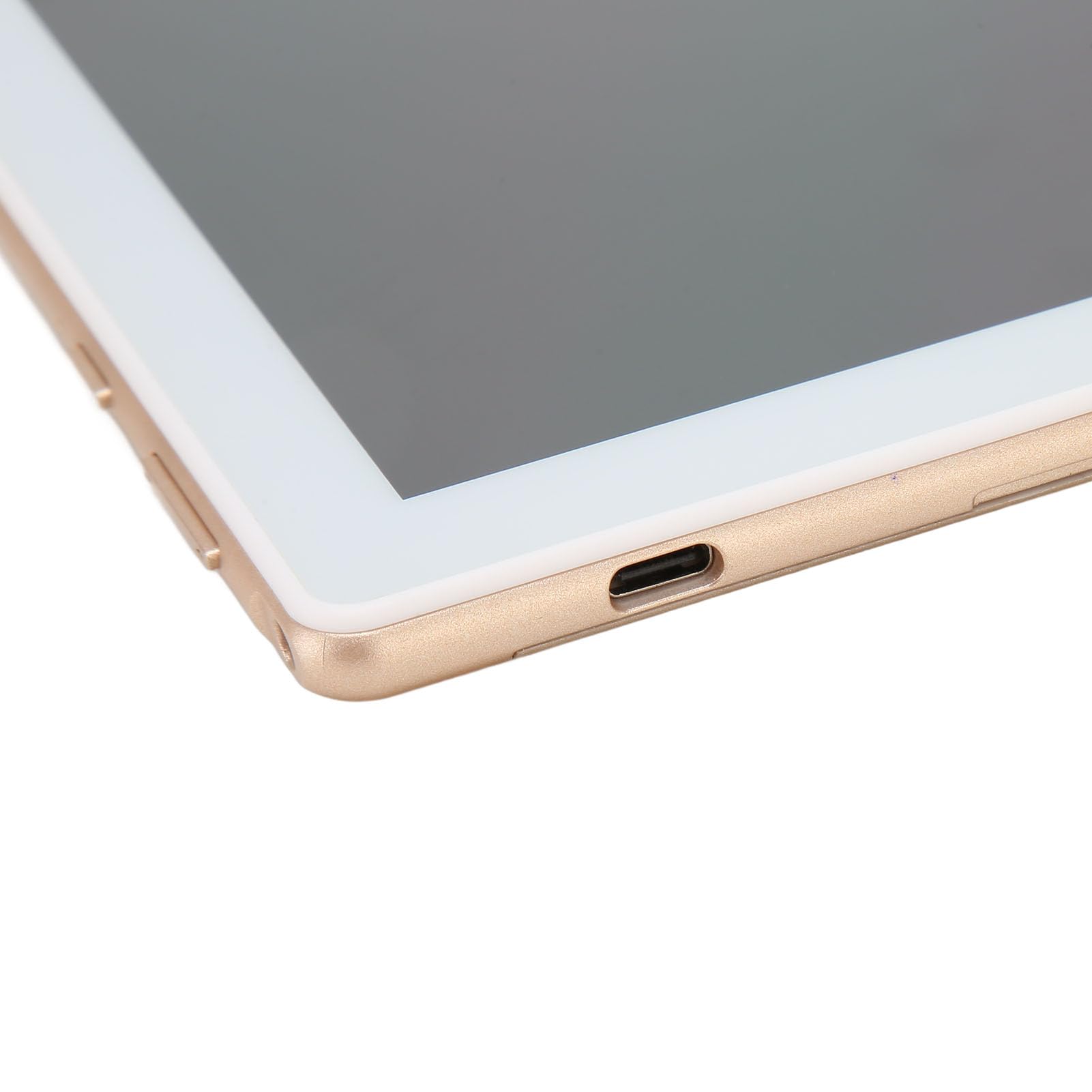 MAVIS LAVEN Office Tablet, HD Tablet 8 Inch FHD Octa Core CPU US Plug 100‑240V Dual Camera for Family (Gold)