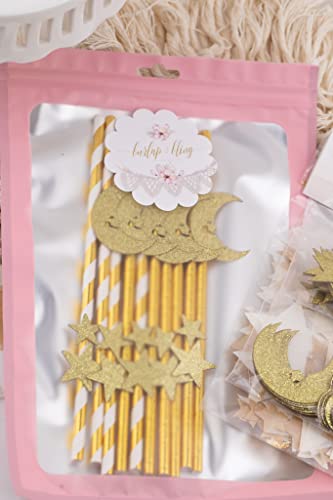 Twinkle Twinkle Little Star Baby Shower, Star Confetti, Moon Confetti, Moon and Stars Baby Shower