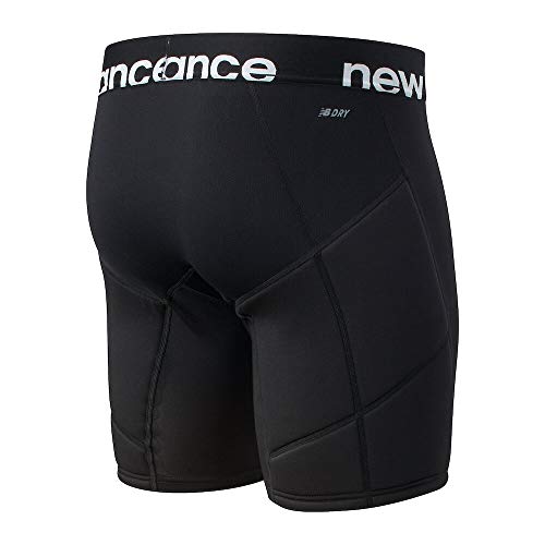 New Balance Men's Slider Short, Black , Large