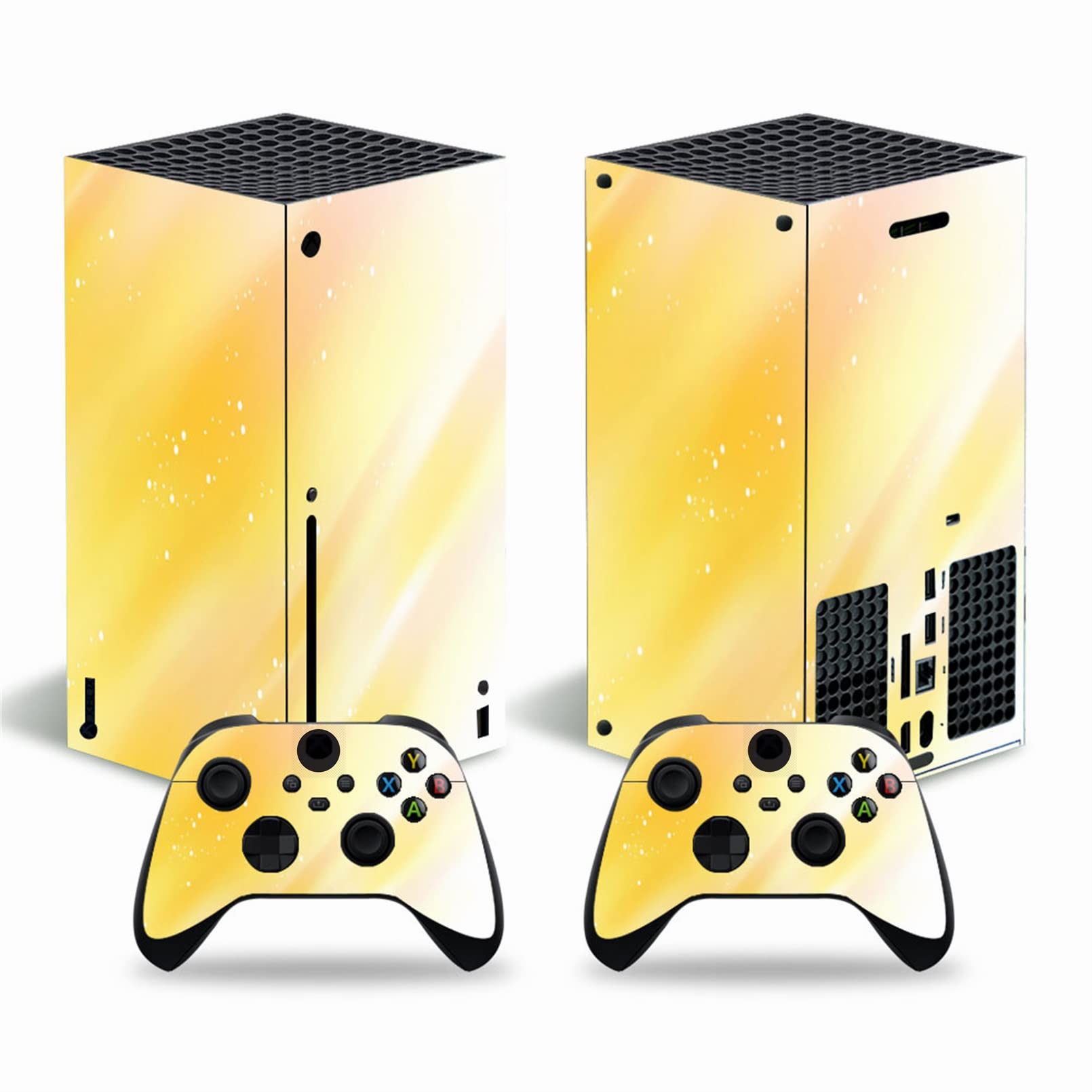 Top factory Skin Decal Protective Vinyl Skin Decal Cover for Series X Console Skins Wrap Sticker with Two Free Wireless Controller Decals 33422 Decal