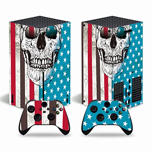 Top factory Skin Decal Protective Vinyl Skin Decal Cover for Series X Console Skins Wrap Sticker with Two Free Wireless Controller Decals 60970 Decal
