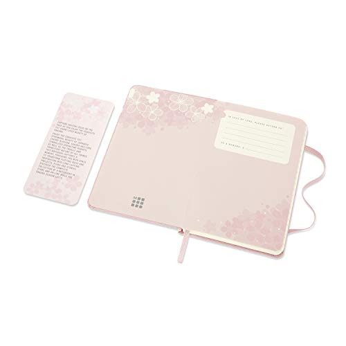 Moleskine Limited Edition Sakura Notebook, Hard Cover, Pocket (3.5" x 5.5") Ruled/Lined,, 192 Pages