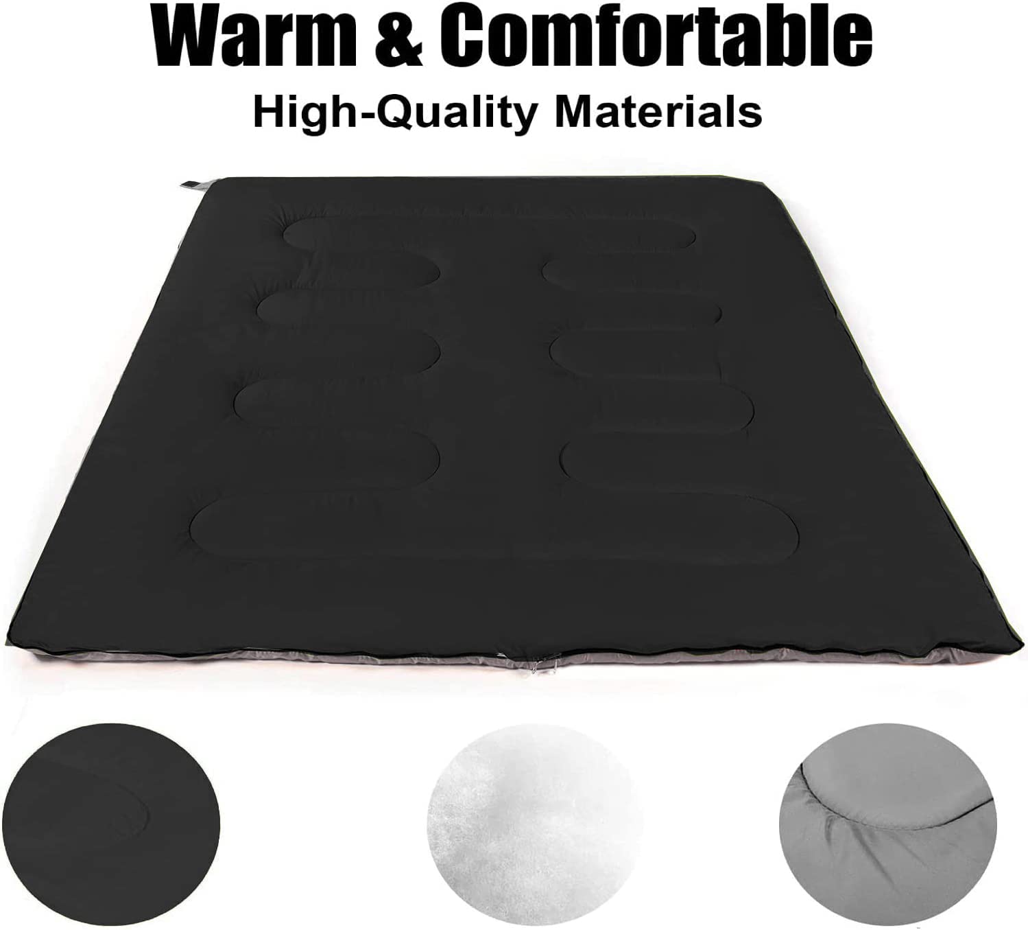 Sleeping Bags Bulk 10 Pack Envelope Sleeping Bags, 4 Seasons Warm or Cold Lightweight Indoor Outdoor Sleeping Bags for Adults, Backpacking, Camping
