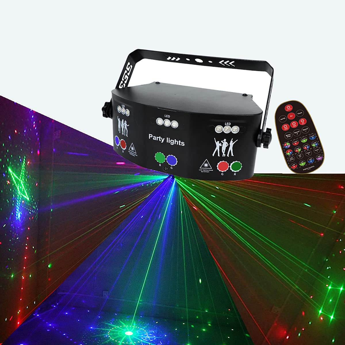 Party Lights YLS DMX512 Control Voice Control RGB 15 Eyes For Home Decor Club Bar Live Performance DJ Lights