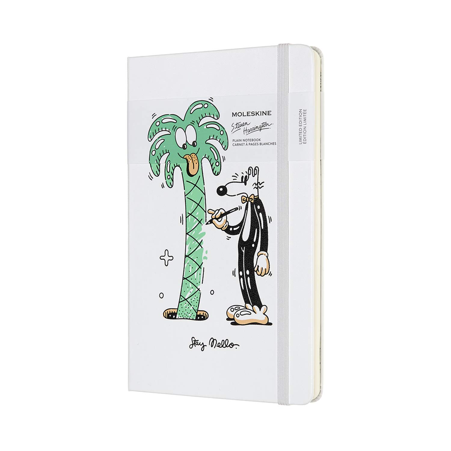 Moleskine Limited Edition Steven Harrington Notebook, Hard Cover, Large (5" x 8.25") Plain/Blank, 240 Pages