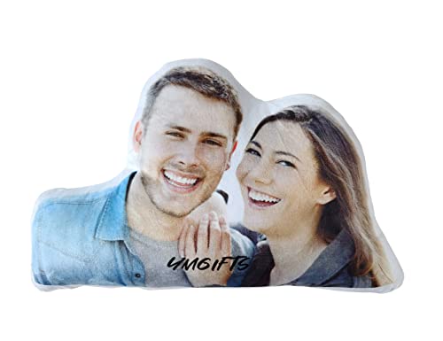 YMGifts Custom Human Photo Pillow Personalize with Your Loved Ones Photos Personalized 3D Human Picture Pillow 8inch