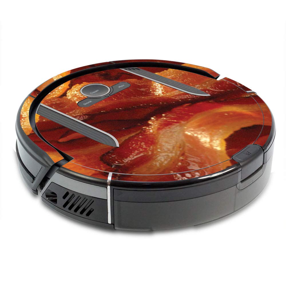 MightySkins Skin Compatible with Shark Ion Robot R85 Vacuum Minimum Coverage - Bacon | Protective, Durable, and Unique Vinyl wrap Cover | Easy to Apply, Remove, and Change Styles | Made in The USA
