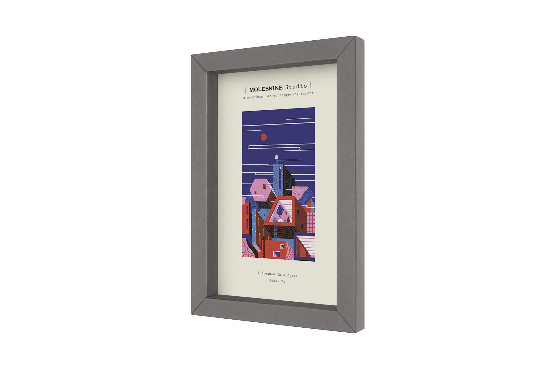 Moleskine Limited Edition Studio Collection Notebook, Hard Cover, Large (5" x 8.25"), Plain/Blank, Yukai Du, 240 Pages