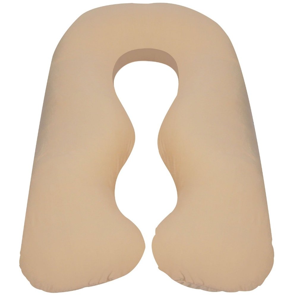 Leachco Back N Belly Chic Body Pillow Replacement Cover (Sand)