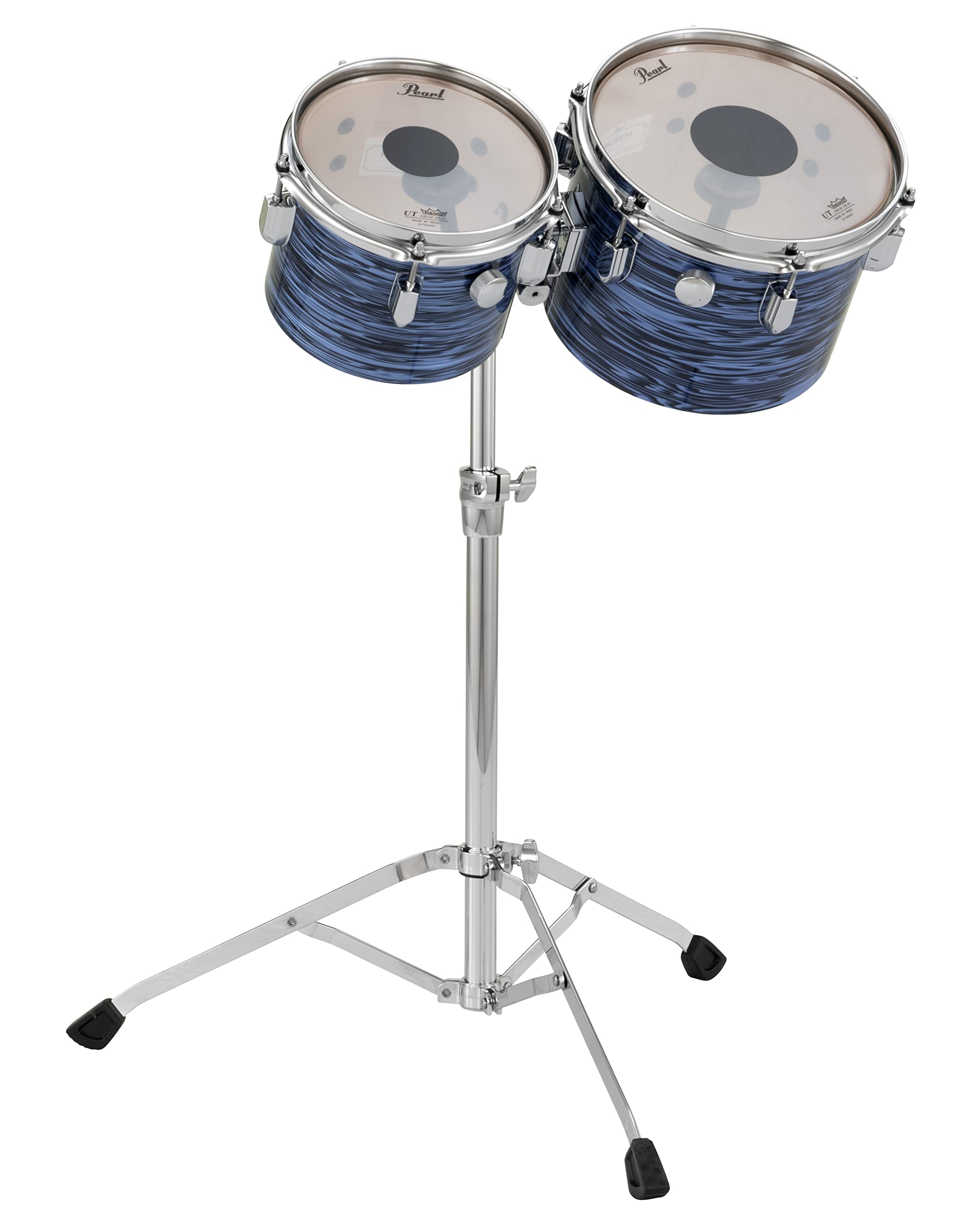 Pearl President Deluxe Concert Tom Set 8" and 10" with Stand Ct950 Ocean Ripple (PSD0810P/C767)