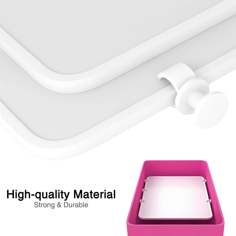 SMART DK 2pcs Divider Tray Compatible with Bogg Bag Divider for Original XL Bogg Bag Accessories Inserts Beach Bag Accessories Suitable for Bogg Bag Organizer Inserts (2-PACK WHITE)