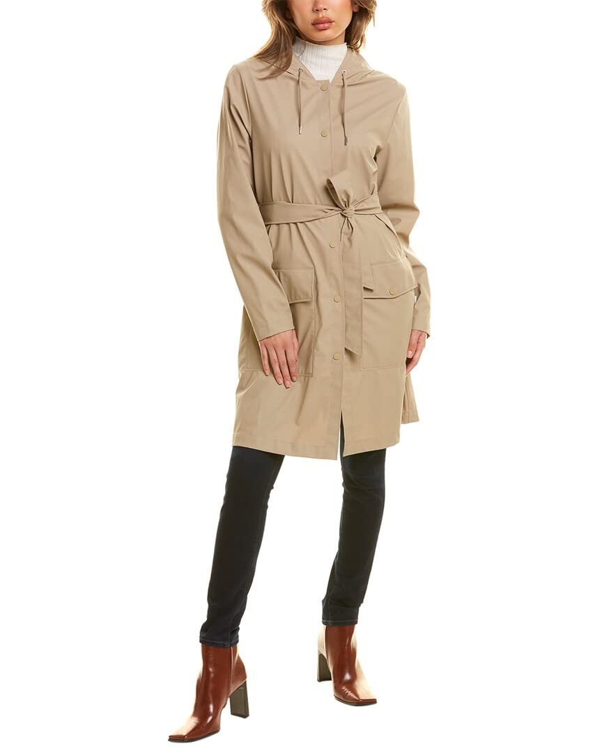 RAINS Women's Belt Jacket - Off White - XXS/XS