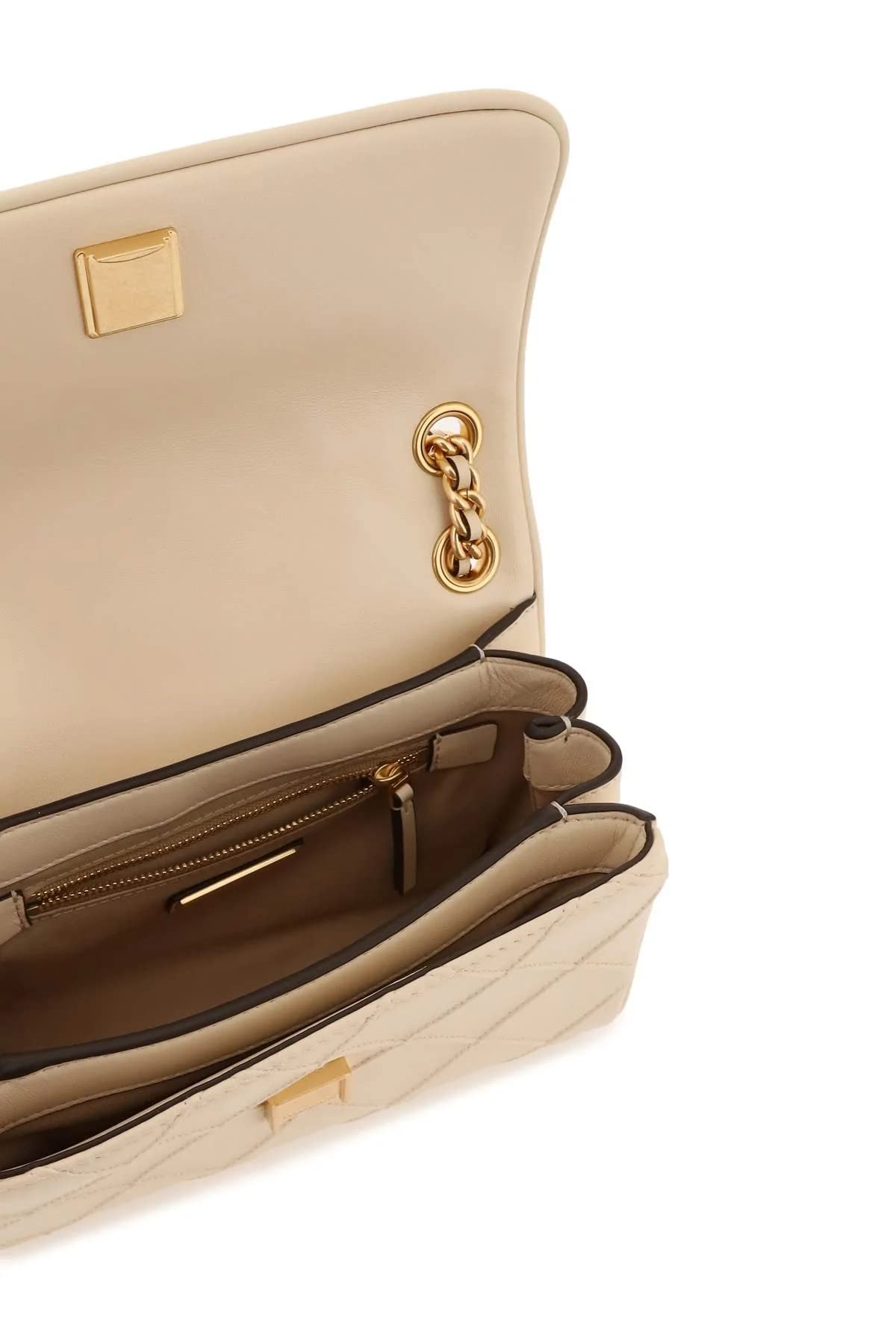 Tory Burch Fleming Soft Convertible Shoulder Bag New Cream Handbag
