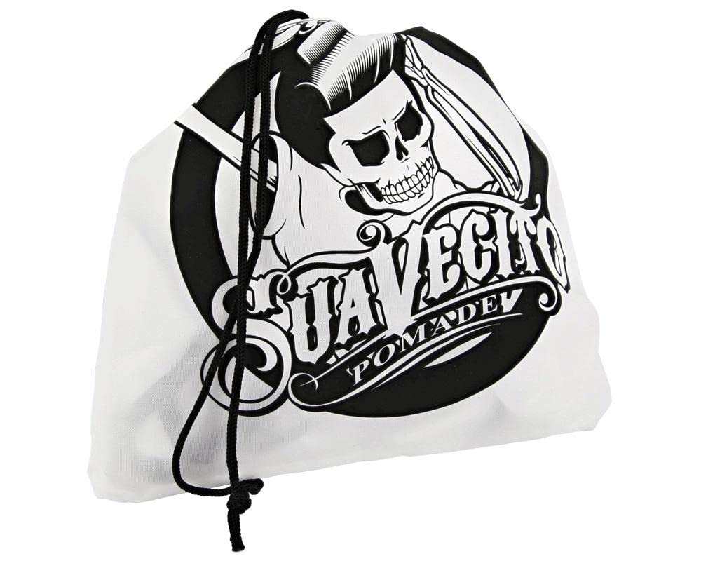 Suavecito Beard Grooming Beard Cape White Reusable Easy Clean Up & Storage