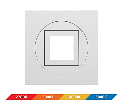 NICOR Lighting DQR4MA11202KWH LED Downlights, Matte White