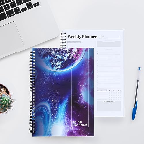 Planner, Universe, 180 Pages, 7x10 inch, Daily Planner, Small Daily Planner, Daily Planber, Weekly Plans, Planners, 2023 Planner Daily Weekly and Monthly, Weekly Plan, 2023 Planner