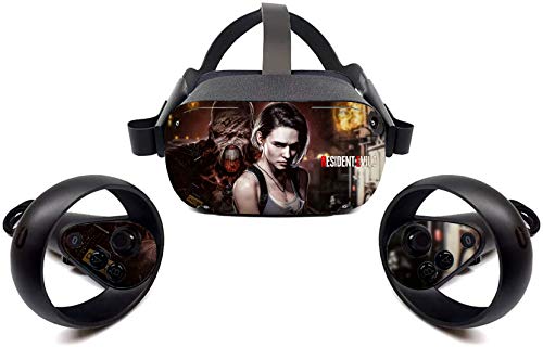 Oculus Quest VR Headset Skin sticker survival horror game Vinyl Decal for Headset and Controller by ok anh yeu