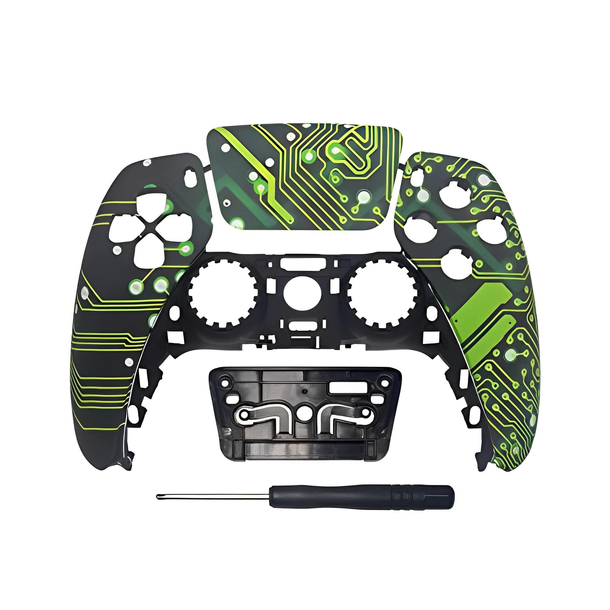 Touchpad Front Housing Shell for PS5 Controller Luminous DIY Shell Custom Touch Pad Cover Faceplate BDM-010/020
