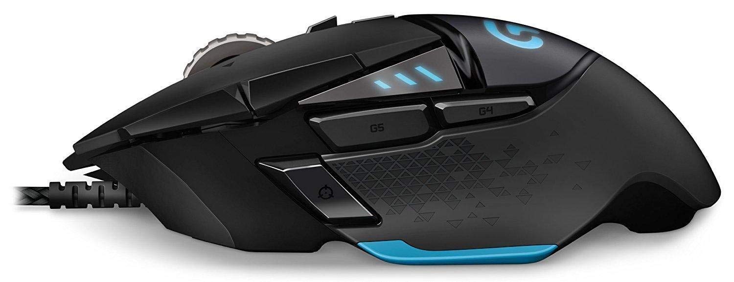 Logitech G502 Proteus Core Tunable Gaming Mouse with Fully Customizable Surface, Weight and Balance Tuning (Renewed)