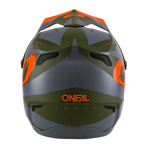 O'Neal Sonus Deft Mountain Bike Helmet Olive/Orange XL