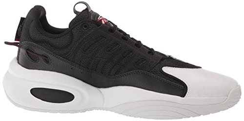 Reebok Unisex Solution Mid Basketball Shoe, Black/White/Vector Red, 11 US Men