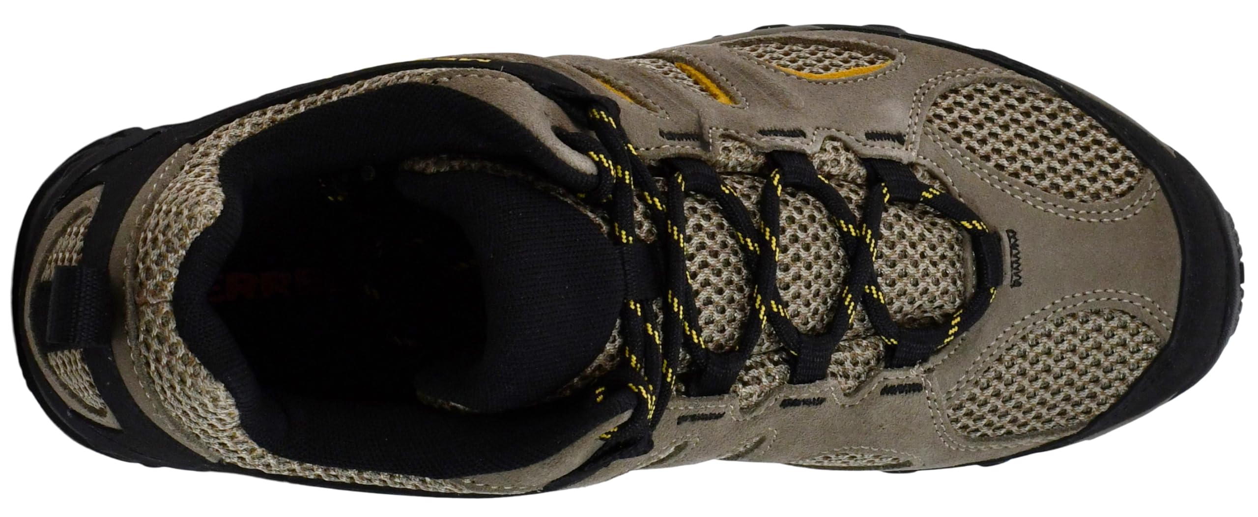 Merrell Men's Yokota 2 Hiking Shoe, Black/Exuberance, 10.5 W US