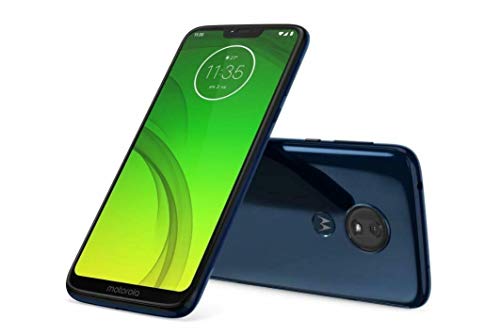 Motorola Moto G7 Power (64GB + 64GB MicroSD) 6.2" (GSM Only) Factory Unlocked Smartphone - US & Global 4G LTE International Model XT1955-2 (Marine Blue, SD Bundle)