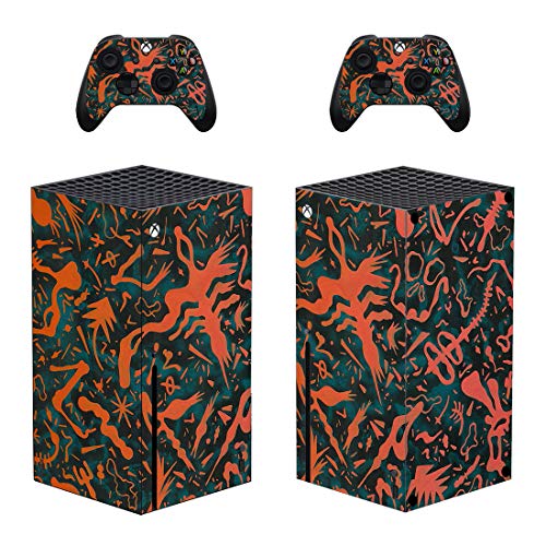 Paysage Color X-box-Series-X Skin Set Full Faceplates Skin Console & Controller Decal Stickers (only fit X-box-Series-X )