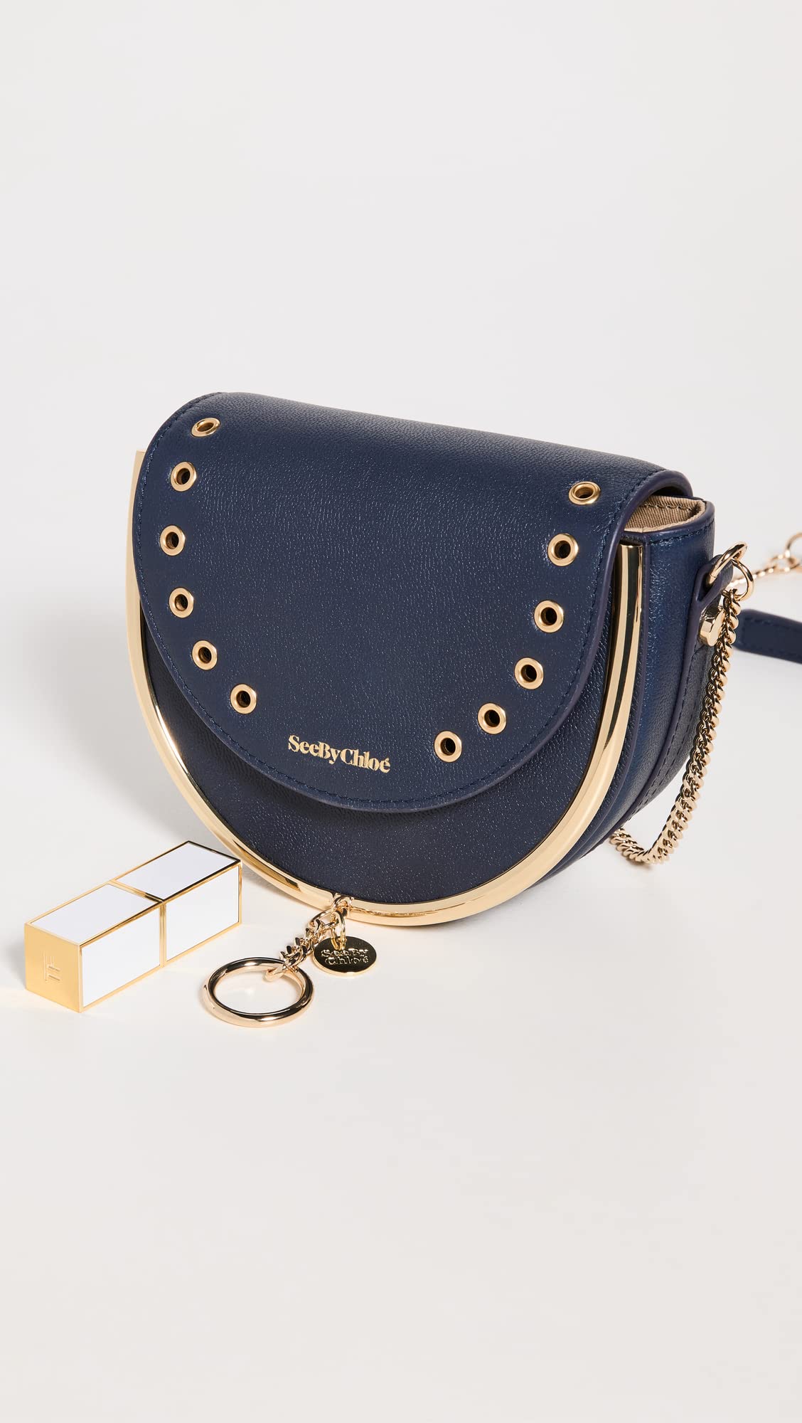 See by Chloe Women's Mara Evening Bag, Graphite Blue, One Size