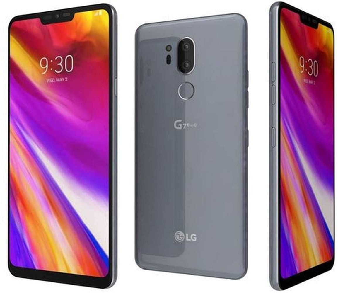 LG G7 ThinQ G710 64GB Unlocked GSM Phone w/Dual 16MP Camera's - New Platinum Gray (Renewed)