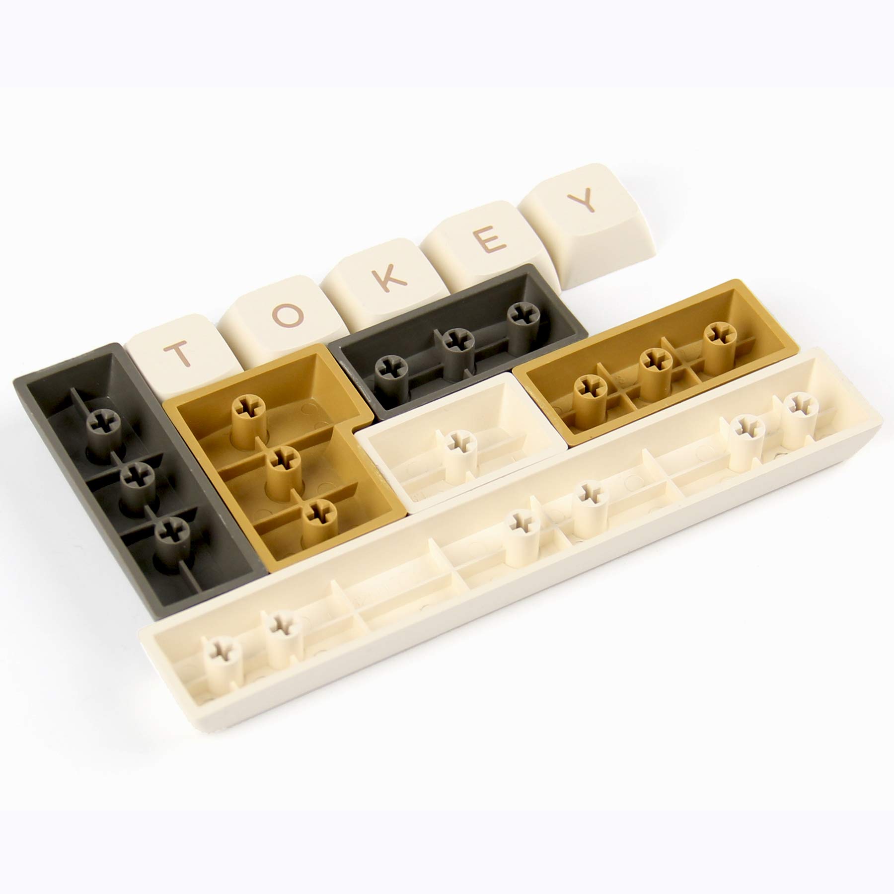 PBT XDA Profile 138 Keys Keycaps Dye Sublimation ANSI & ISO Layout Glitter Theme Keycaps for Mechanical Gaming Keyboard Cherry MX Switches (MelGeek)