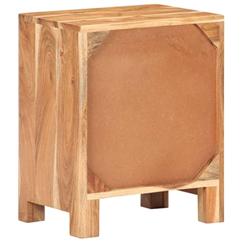 YPWRENH Cupboards Entrance Shoe Cabinet Bedside Cabinet 15.7 "x11.8 x19.7 Solid Acacia Wood for Bedroom, Living Room, Dining Room, Kitchen