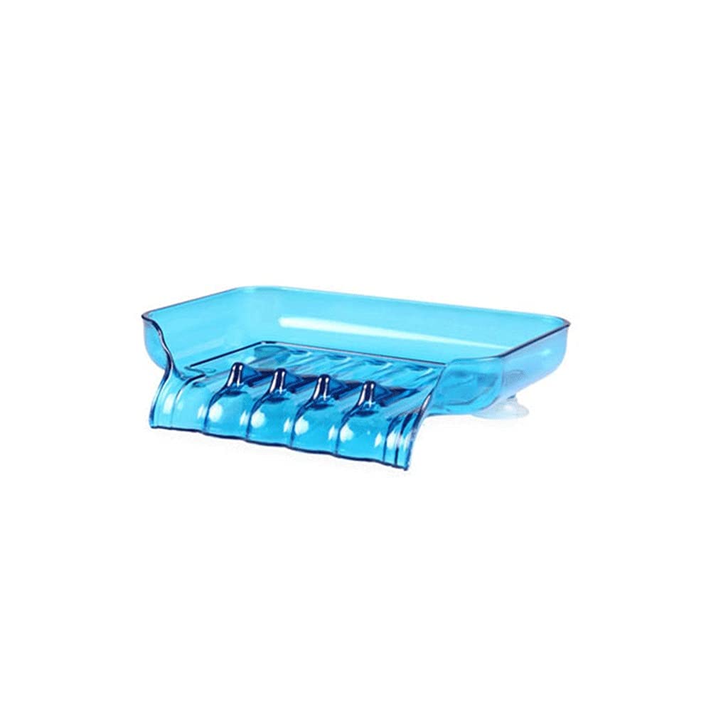 PLMM soap Box, Kitchen Bathroom Flexible Soap Dish Plate Holder Tray Soapbox Bathroom Accessories for Soap Sink Sponge Drainage Drainage Soap (Color : NO2)