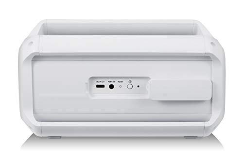 LG PK5W XBOOM Go Water-Resistant Wireless Bluetooth Party Speaker with Up to 18 Hours Playback - White
