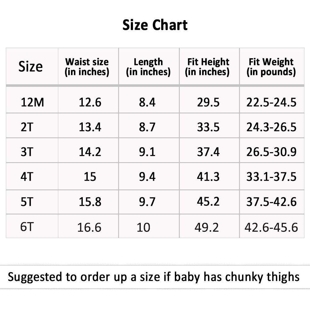 MooMoo Baby Cotton Absorbent Potty Training Pants Toddler Training Underwear for Baby Girl 4T