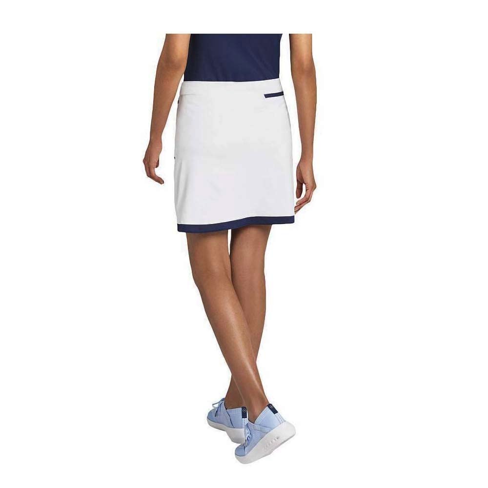 Peter Millar Women's Laura Wrap Golf Skort White Large L