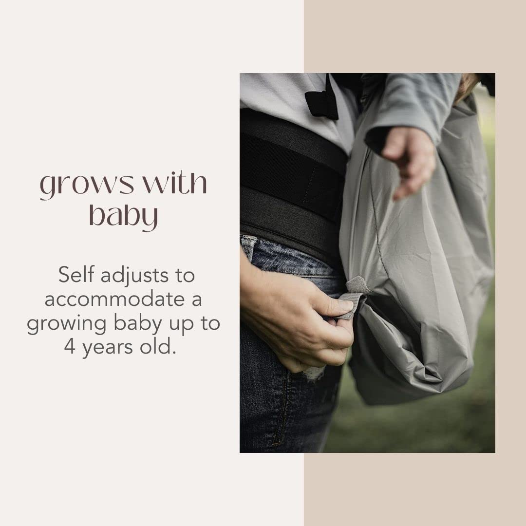 MiaMily Universal Summer Cover for Wind and Rain, with Hood, Universal, Waterproof and Windproof Baby Carrier Cover, Grey