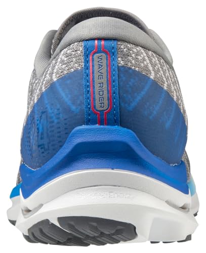Mizuno Men's Wave Rider 24 WAVEKNIT Running Shoe, Frost Greywhite, 12.5 D US
