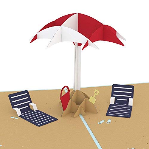Lovepop Beach Day Pop Up Card, Summer Card, 3D Card, Greeting Cards, Celebration Card