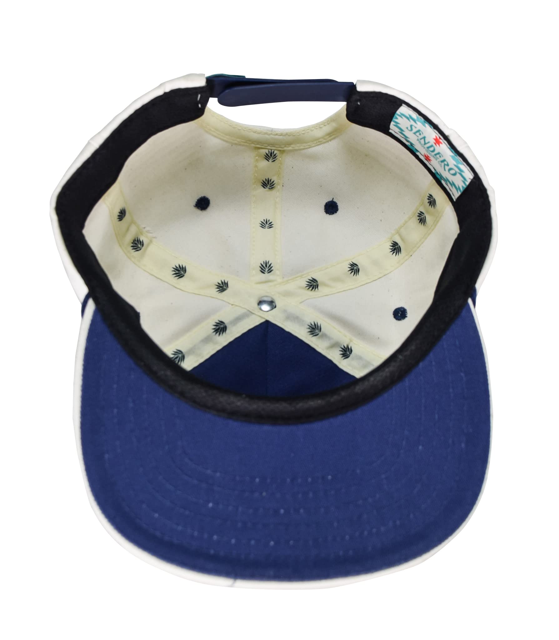 Sendero Provisions Co. Screen Printed Design La Javelina Snapback Hat Off White One Size