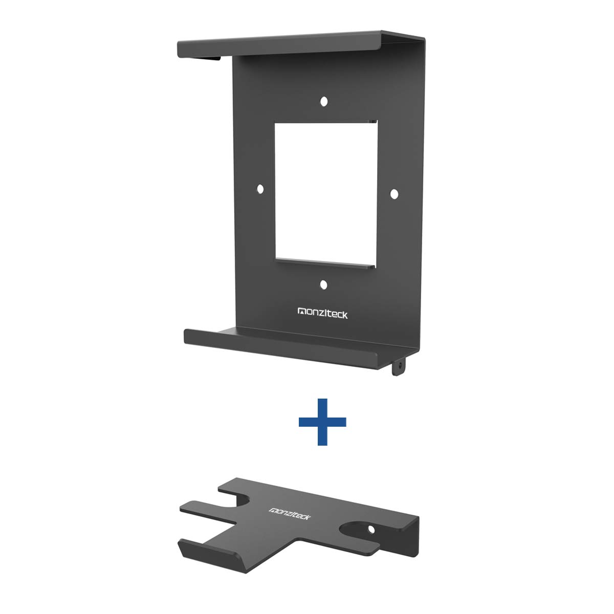 Monzlteck Wall Mount for ps4 VR (gen2), Headset,Move Controller Holder+Processor Unit Wall Mount
