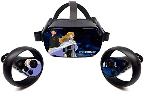 Oculus Quest VR Headset Skin sticker Eiyuu Densetsu Oculus Quest Vinyl Decal for Headset and Controller by FELIPE SEIJI KUBA