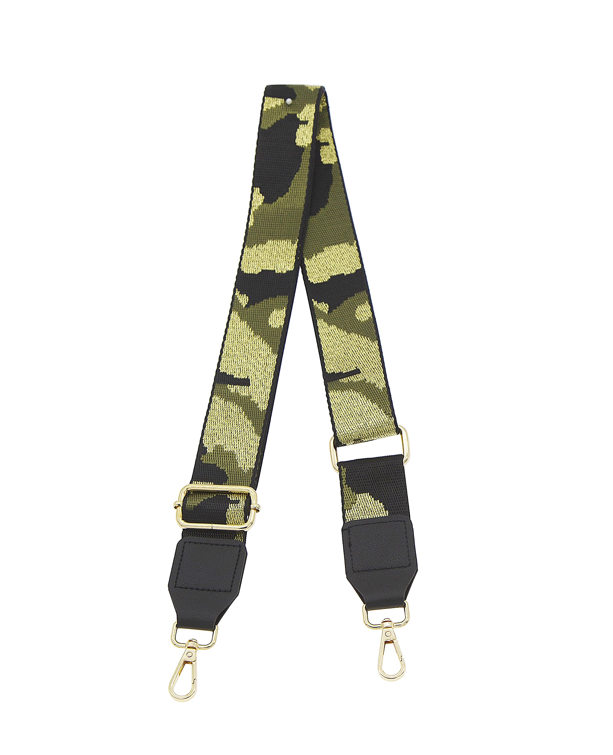 UEOE Wide Shoulder Strap Purse Straps Replacement Crossbody Handbag Straps Adjustable (Camo-Green)