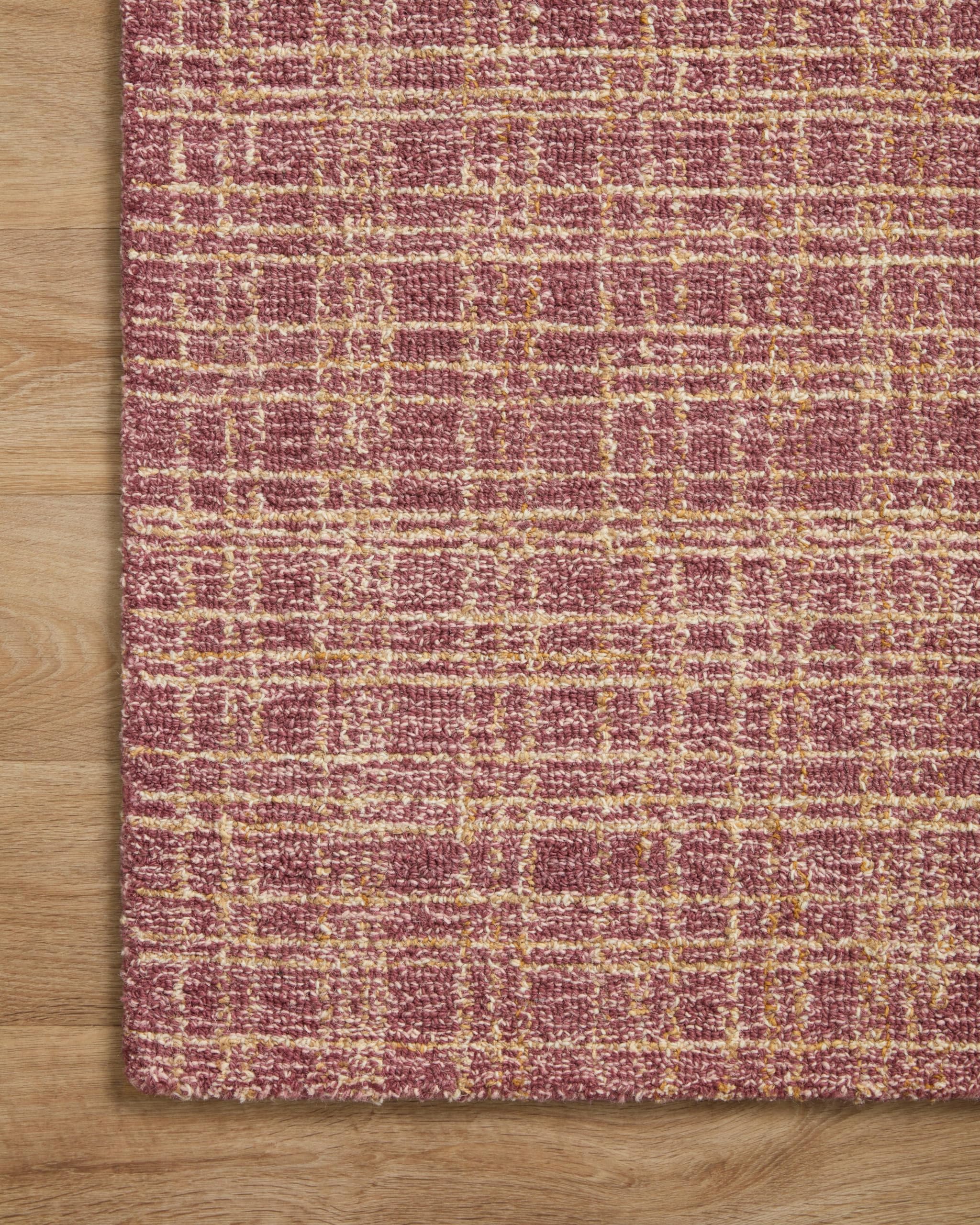 Loloi Chris Loves Julia x Polly Berry/Natural 2'-3" x 3'-9" Accent Rug