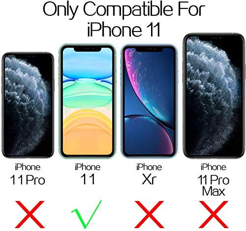 Mkeke Compatible for iPhone 11 Case, Clear Shock Absorption Bumpers Cases for 6.1 Inch