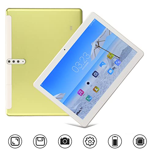 Zudoo 3G Tablet PC, 5Point Touch 100240V 8 Core 8000mAh HD Tablet PC for Working Video (US Plug)