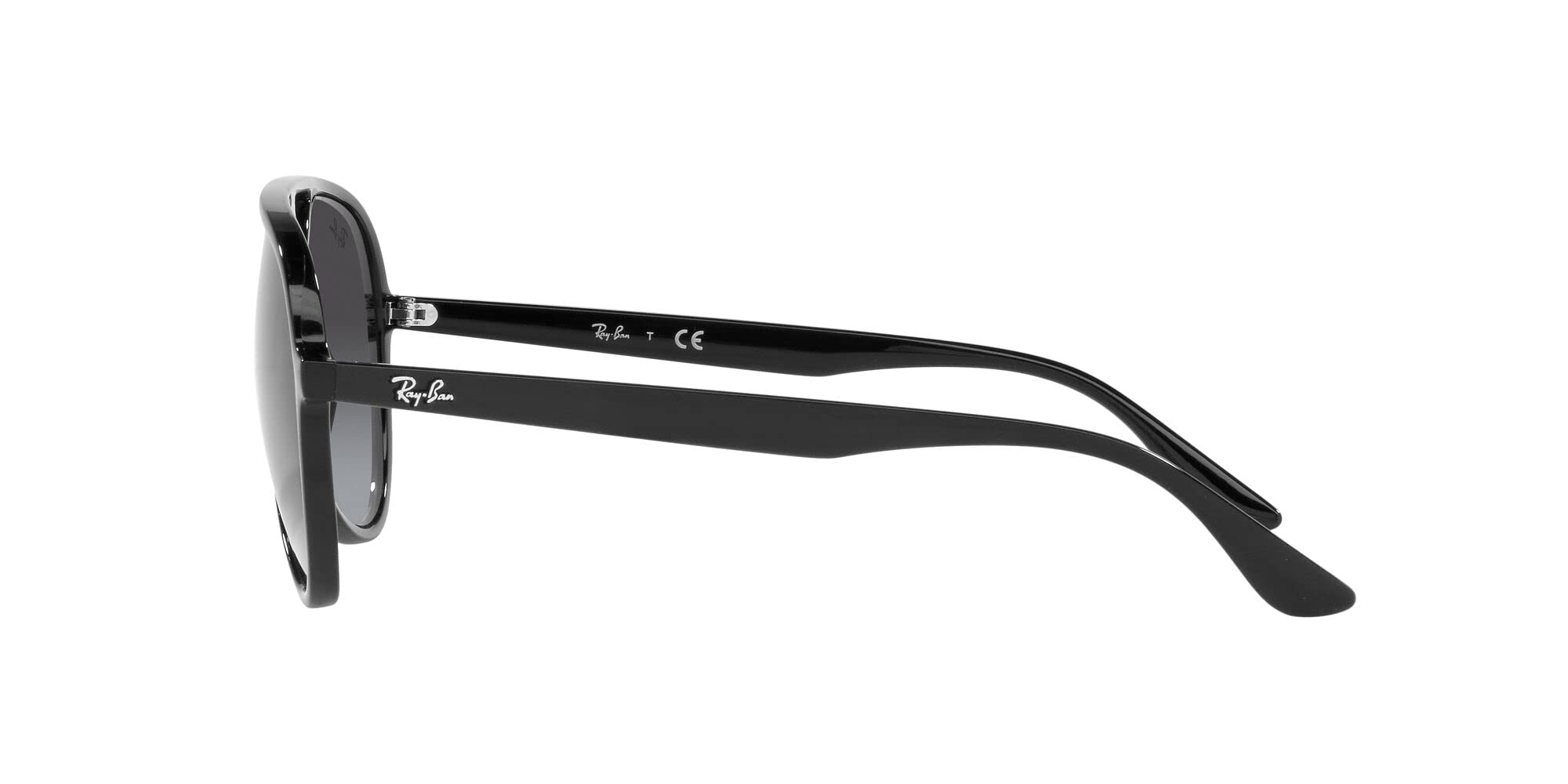 Ray-Ban RB4376F Low Bridge Fit Pilot Sunglasses, Havana/Brown Gradient, 57 mm