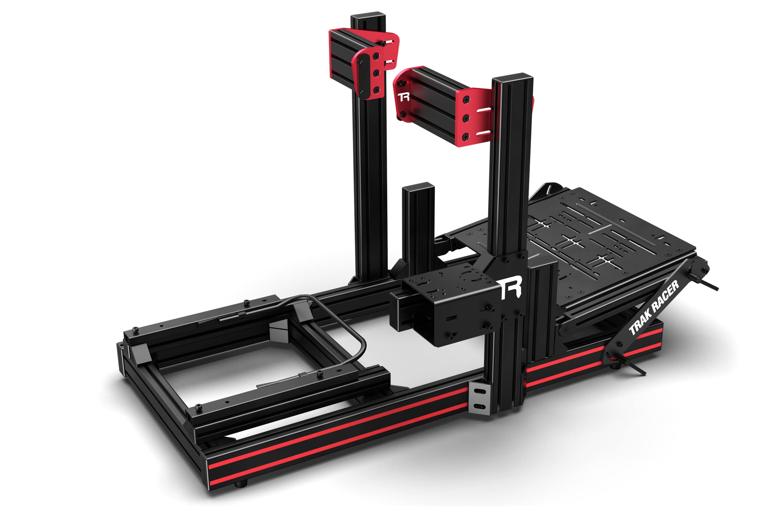 Trak Racer TR80 MK5 Racing Simulator Cockpit with GT Seat - Highly Adjustable Sim Rig, Universal Racing Wheel Stand, and Compatible with most Logitech, Fanatec, and Thrustmaster Attachments