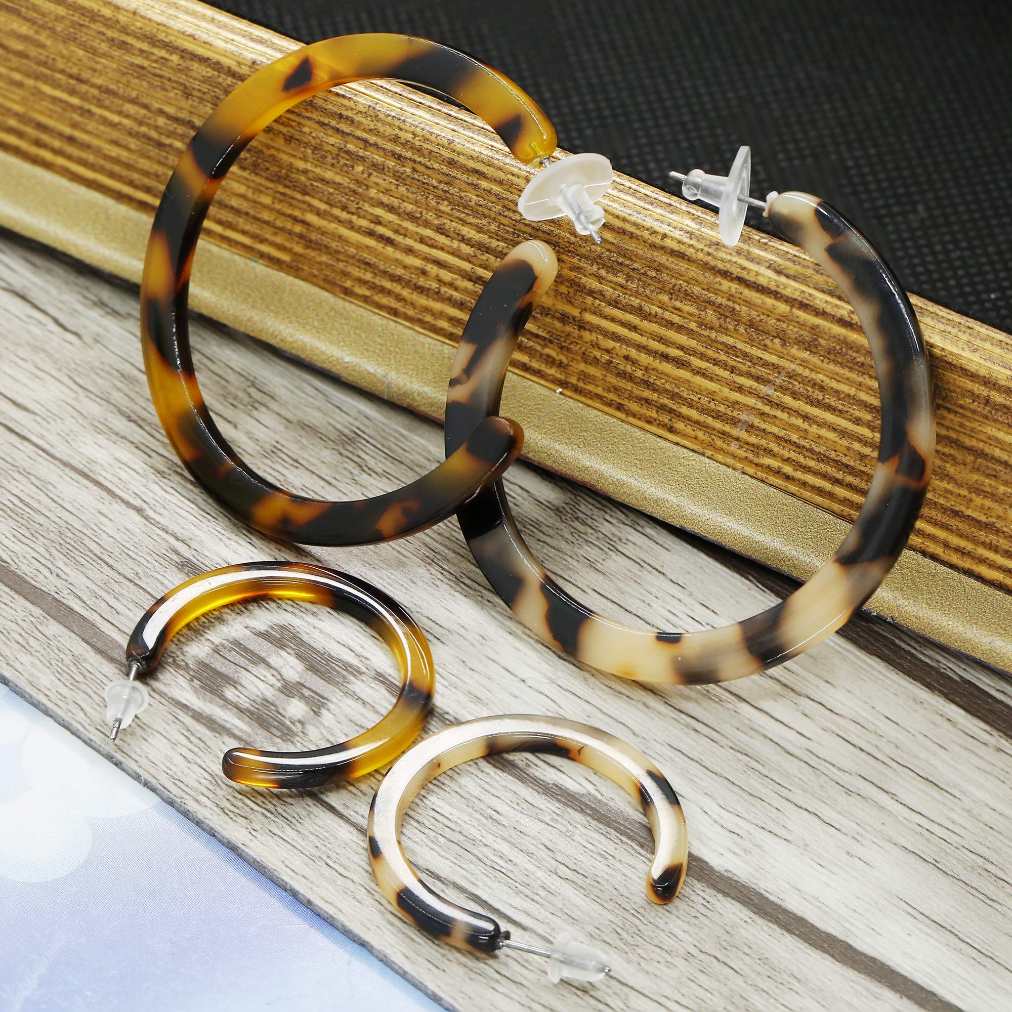 LOYALLOOK Acrylic Earrings Resin Earrings For Women Boho Earrings Fashion Earrings Statement Earrings Drop Earrings Dangle Earrings style 1