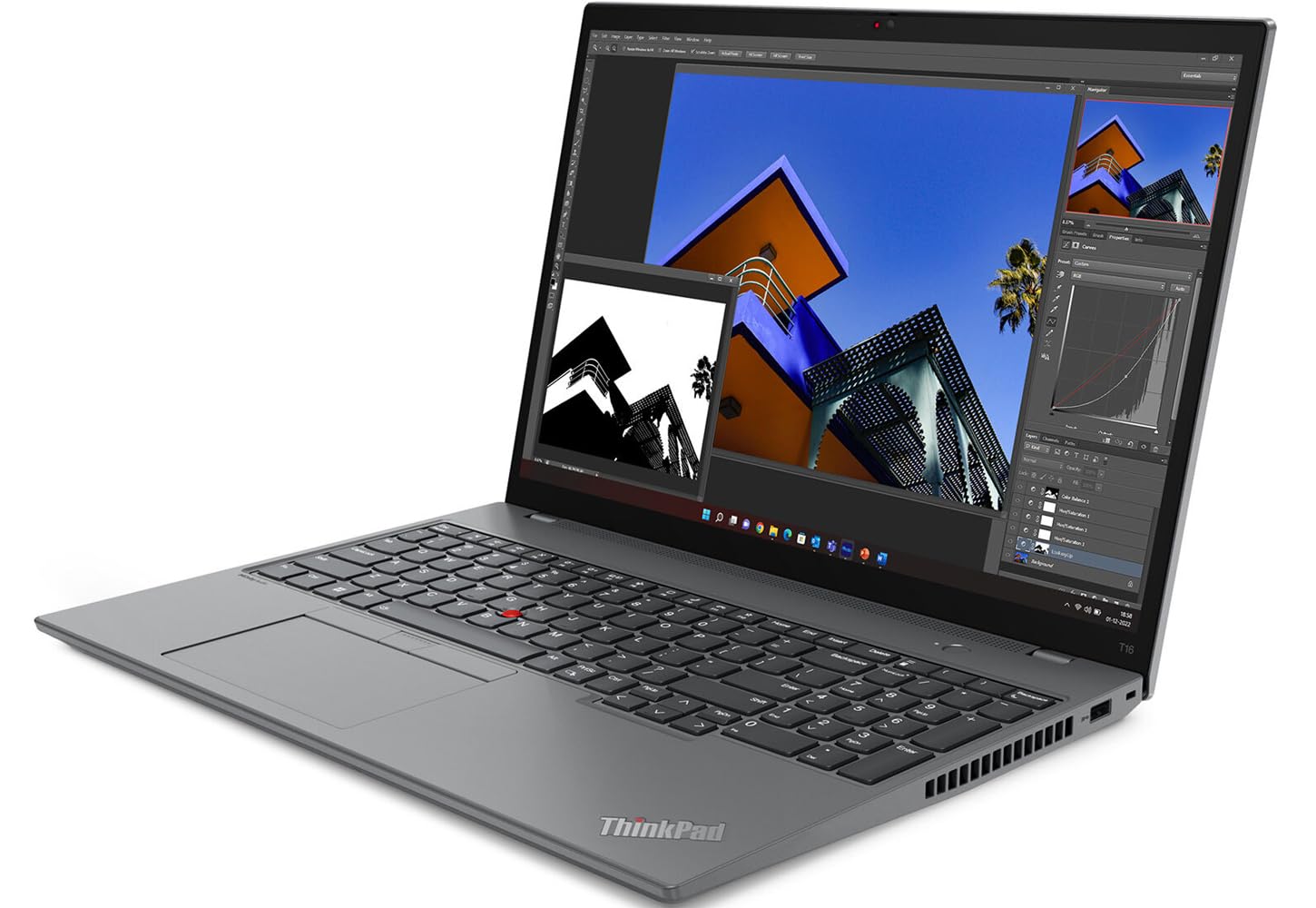 Lenovo T16 Gen 2 16.0" Touchscreen WUXGA IPS Laptop (Intel i7-1355U 10-Core, 16GB RAM, 512GB SSD, Intel UHD, Backlit KYB, FP, 2 Thunderbolt 4, WiFi 6E, Win 10 Pro) w/Dockztorm Dock